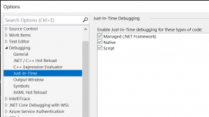 Attach debugger when process starts - UnstructedTech.com